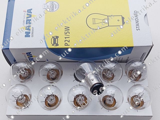Лампа p21/5w bay15d (narva) 17916 купить в Днепре, Киеве - 55.80UAH - Narva