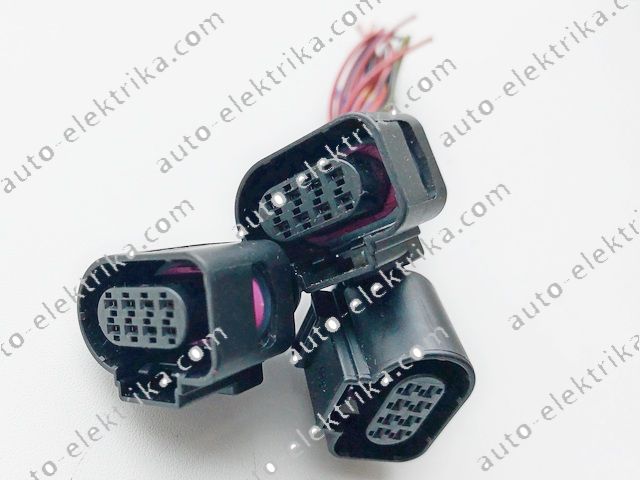 Разъем 8-ми контактный (мама) volkswagen 4h0973714 4H0973714B купить в ...